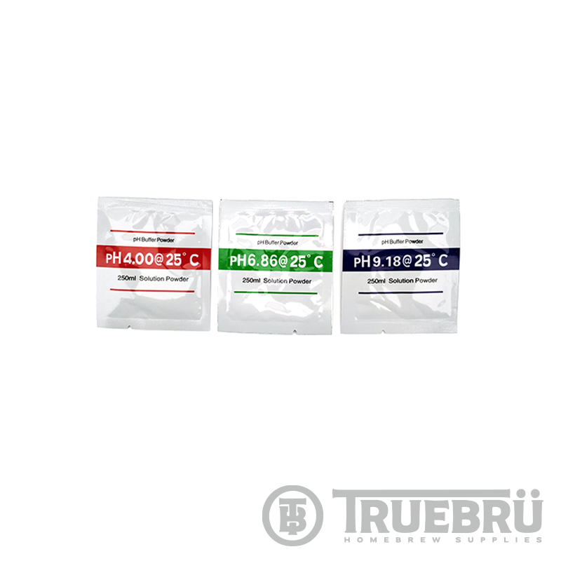 KegLand pH Buffer Solution Powder | 3 Pack | Truebrü Homebrew Supplies ...