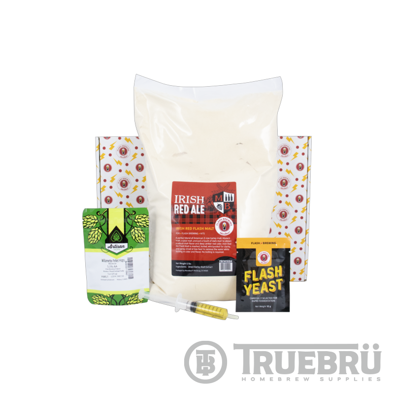 Irish Red Ale Flash Beer Kit, 5 Gal | Truebrü Homebrew Supplies — TrueBrü